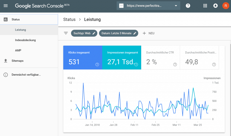 Google Search Console einrichten | Blog | perfecttraffic.de